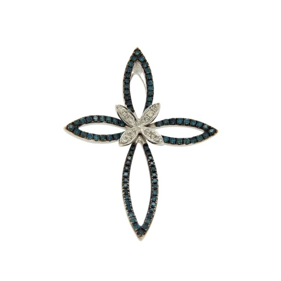 Effy | Jewelry | Effy White And Green Diamonds 4k White Charm | Poshmark